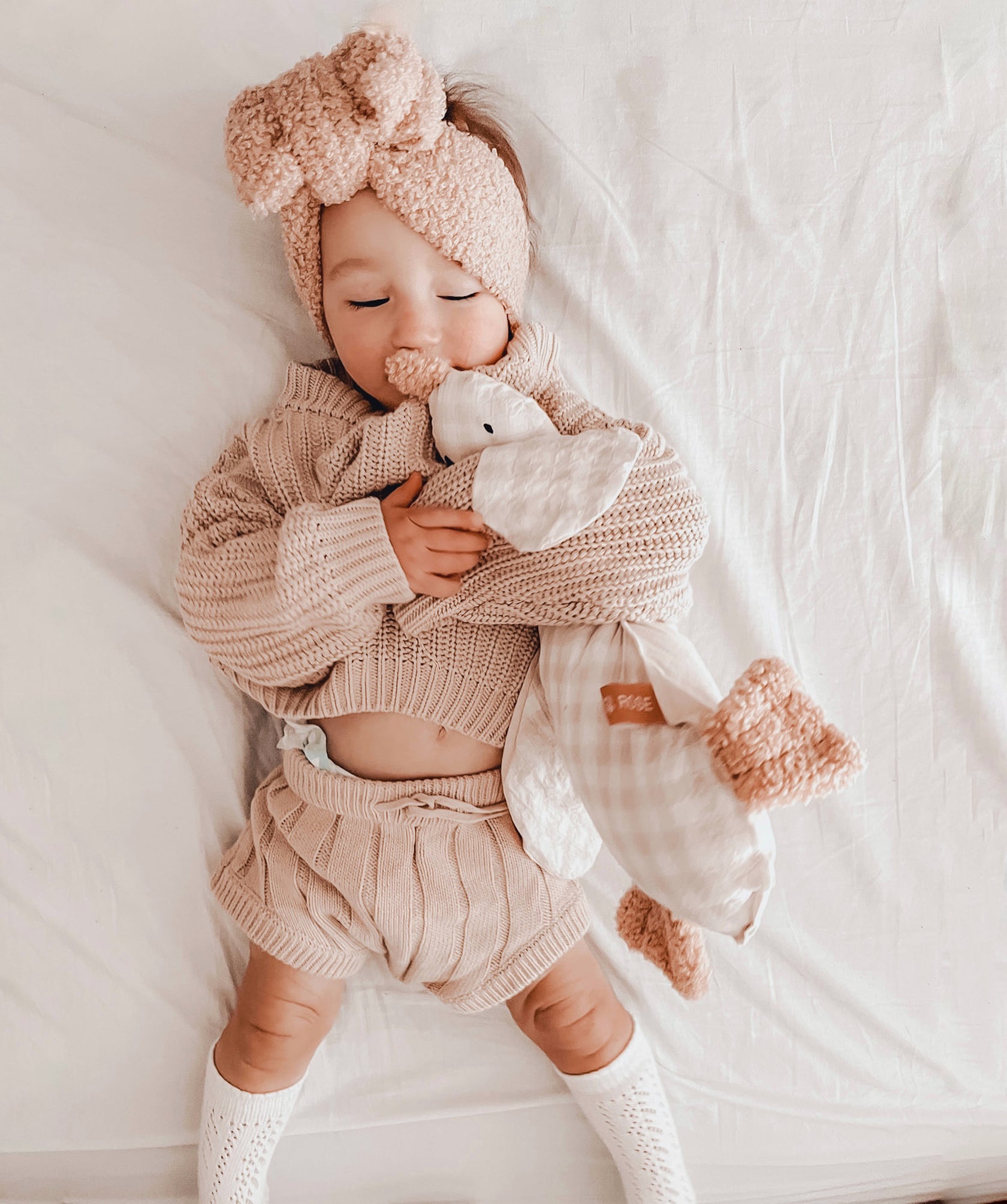 Gingham cuddle duck – Emma Rose by Emily